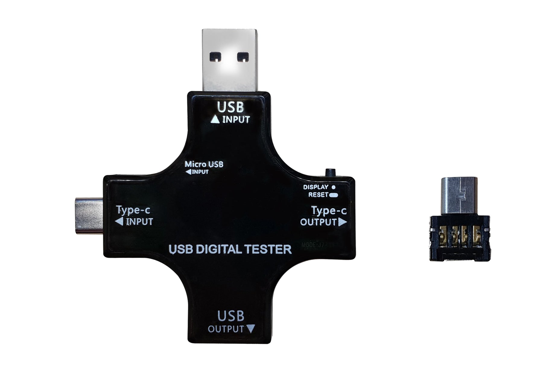 USB Power Meter with USB type-C, type-B, and Micro USB Port, RGB and B ...